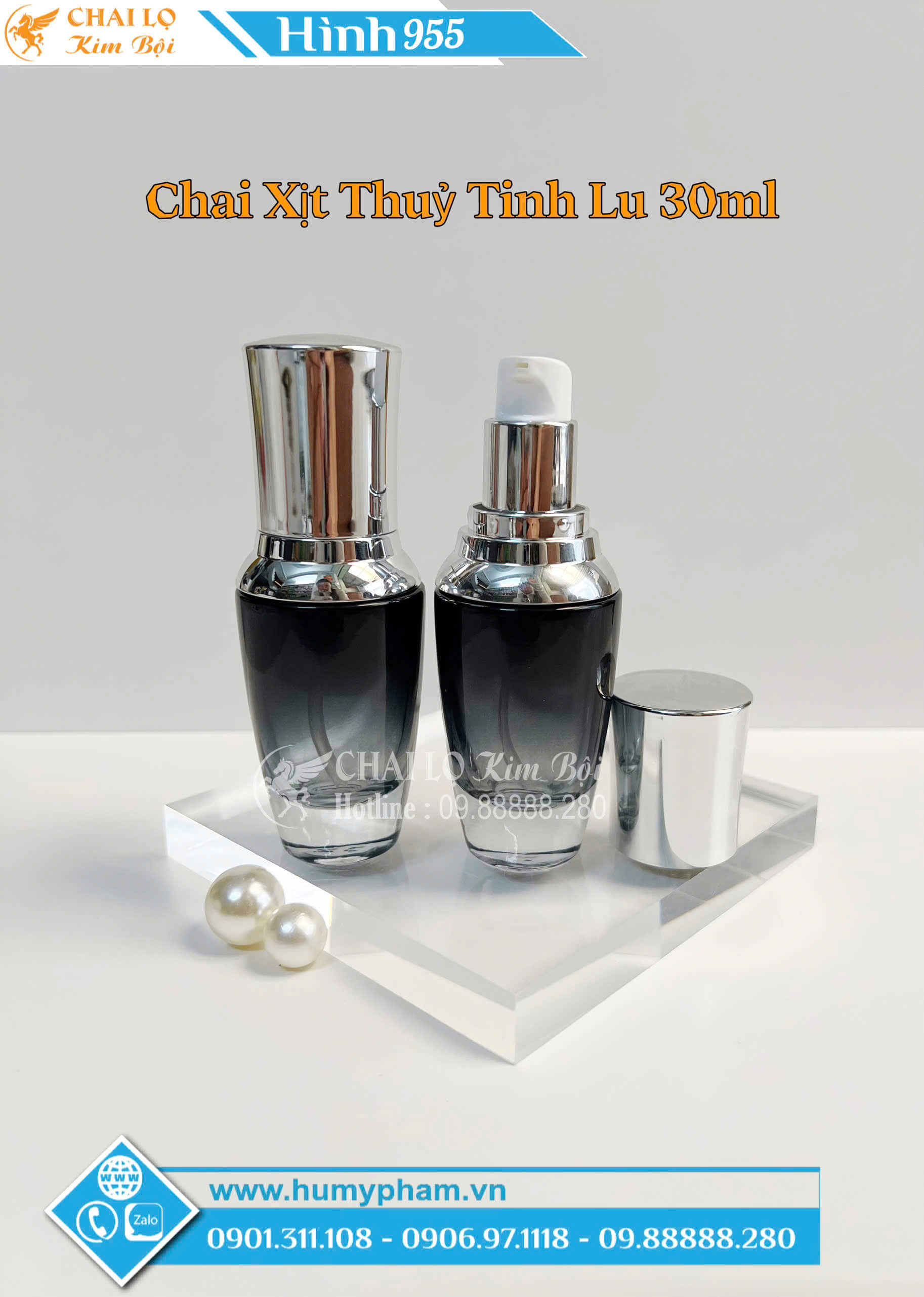 BỘ CHAI XỊT VÀ HỦ THỦY TINH LU