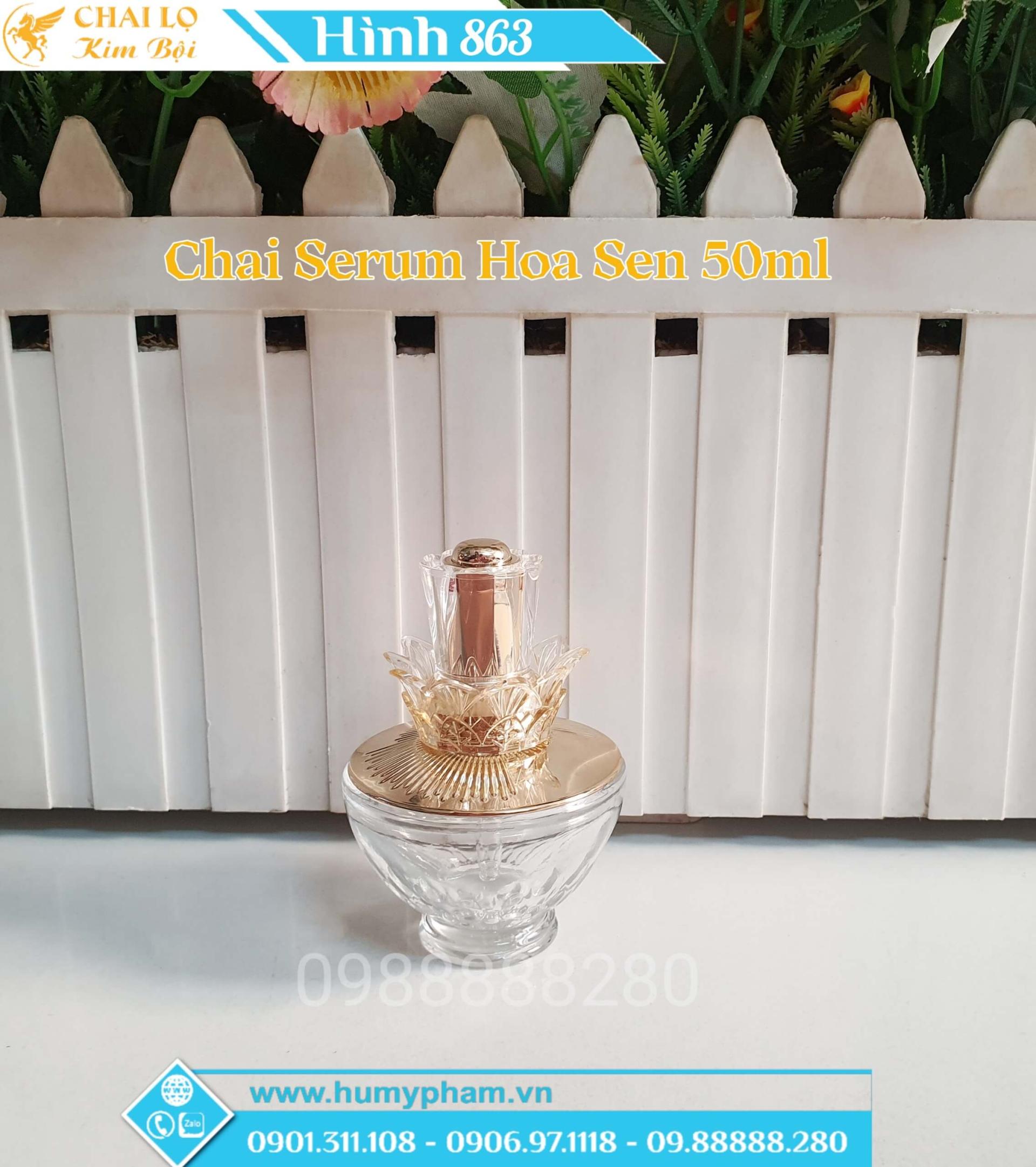 CHAI SERUM HOA SEN 50ML CAO CẤP